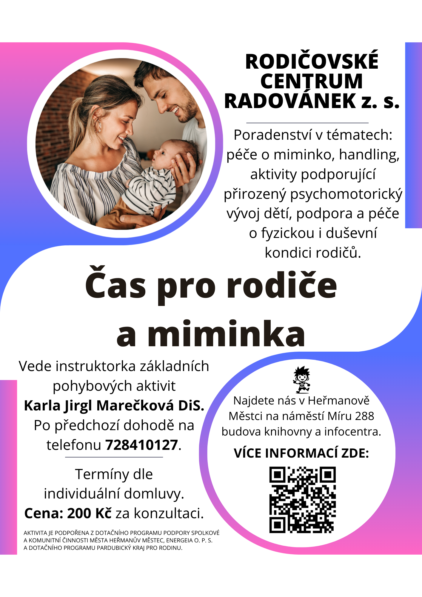 Pravidelný program – Radovánek